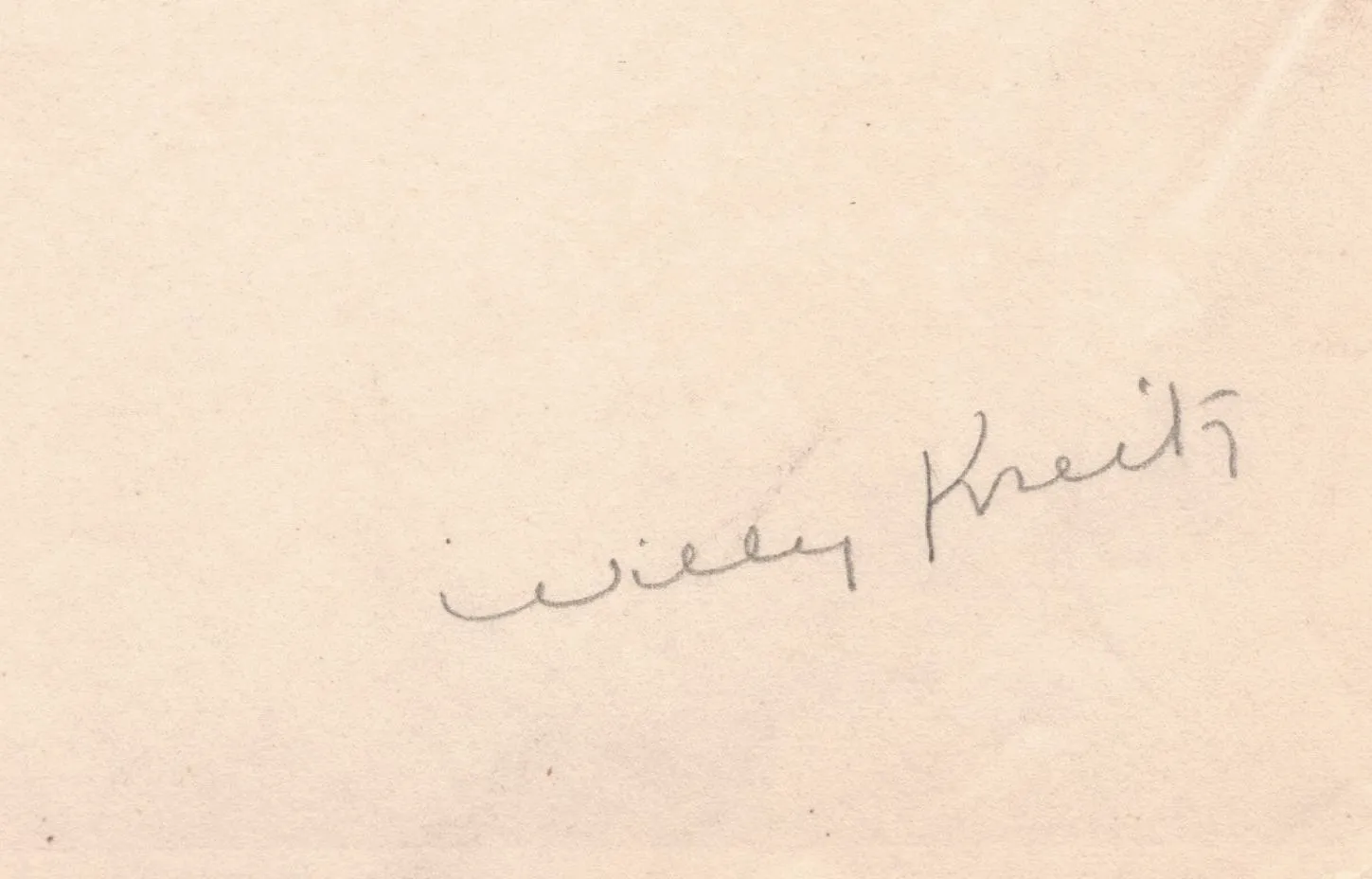 Kunstwerkje van de Belgische beeldhouwer Willy Kreitz