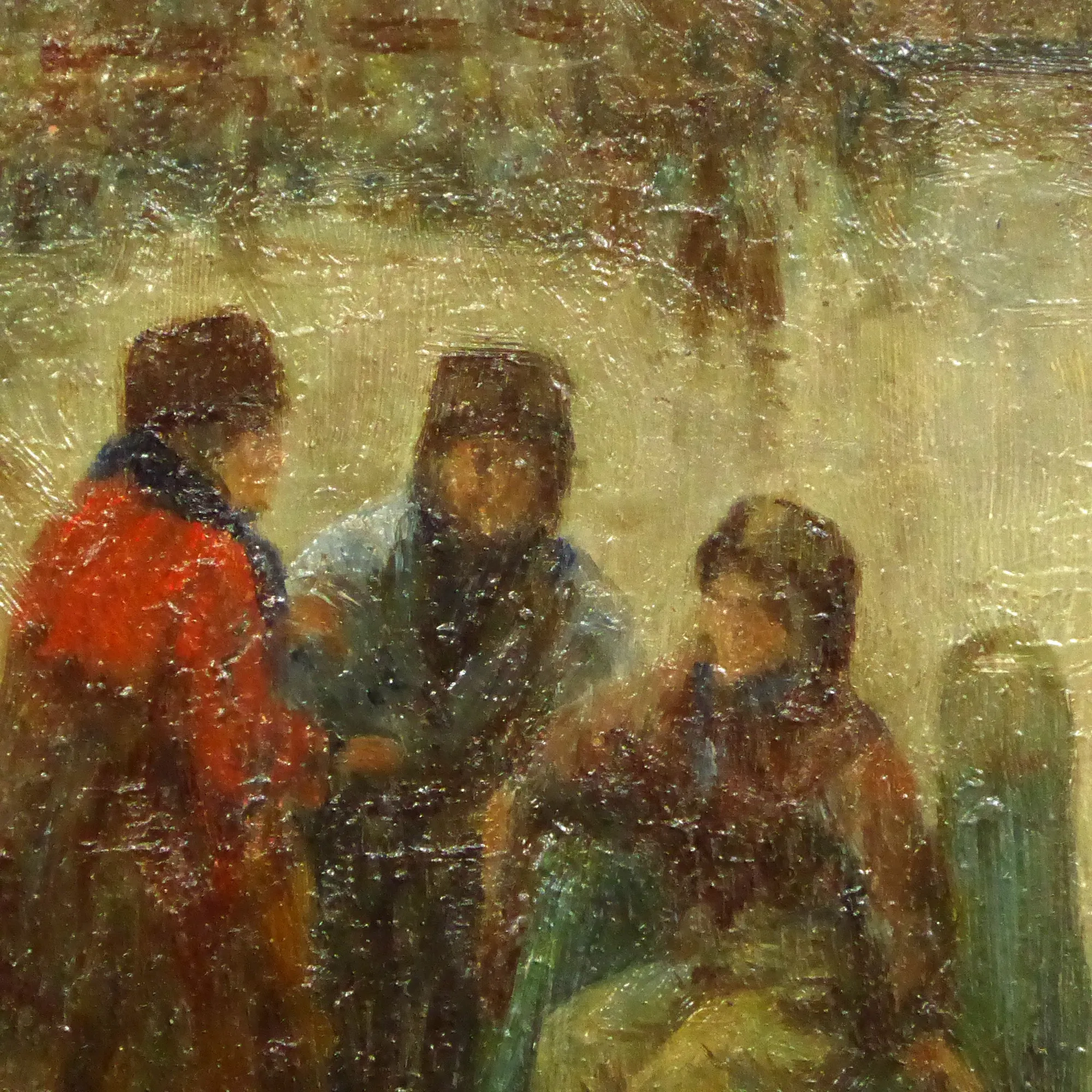 Schilderij van de Belgische kunstschilder Willy Van Riet.