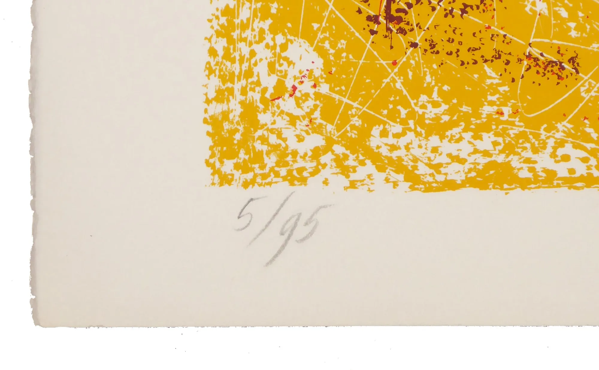 Litho van de Nederlandse kunstenaar Ysbrant van Wijngaarden