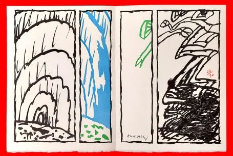 Kunstwerken kopen van Pierre Alechinsky, Belgische kunstenaar