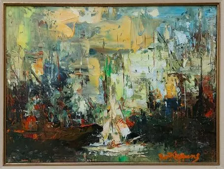 Schilderij kopen van de Belgische schilder Juul Keppens Jules Keppens