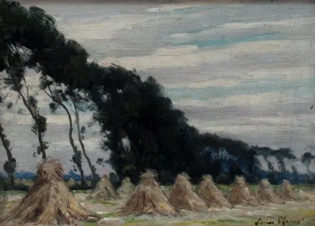 Kunstwerken van de Belgische schilder en etser Louis Clesse