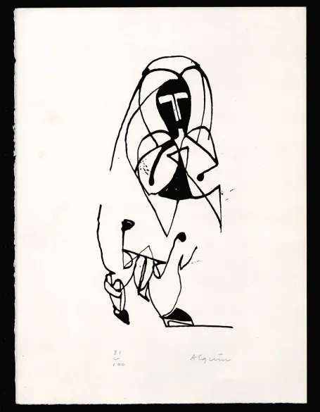 Buy drawings from Nicolas Alquin, the son of Pierre Alechinsky