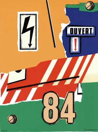 Buy Pop Art art by the German artist Peter Klasen