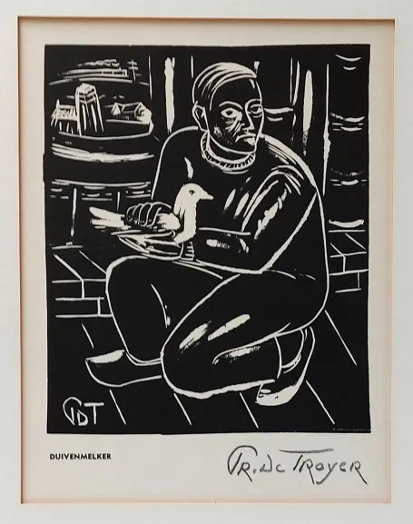 Belgian graphic artist Prosper De Troyer