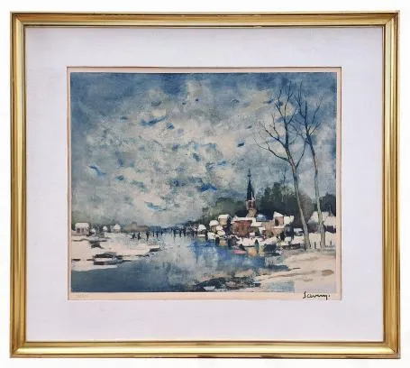 Kunstwerken kopen van de Belgische kustenaar Albert Saverys