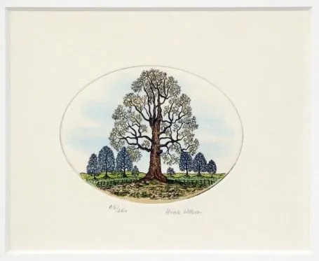 German artist etcher Anna Weber