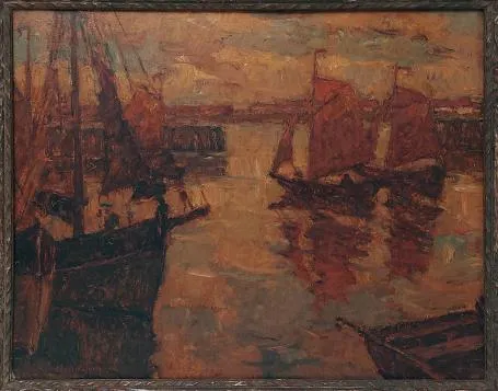 Belgische galerij schilderijen van Belgische en Nederlandse schilders