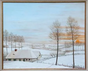 A painting on canvas by the Belgian artist Albert De Cooman