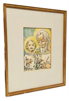 Buy watercolor by the Belgian artist Alfred Ost