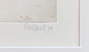 Buy graphic work, etching by the Belgian artist André Roelant.