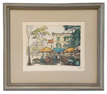 Buy color etchings by the French artist Marcel Julien Baron
