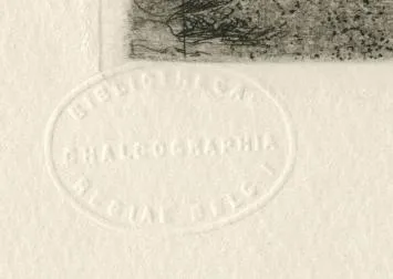 Ets van de Brusselse kunstenaar, etser Jef Codron kopen