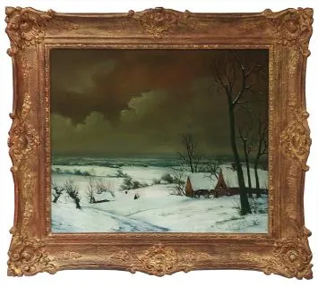 Schilderij uit 1952 van de kunstenaar G. Cosyns