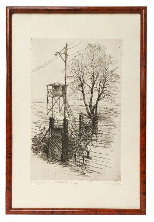 Buy signed etching of the Belgian etcher Désiré Naeyaert