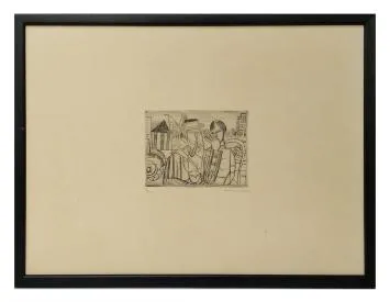 Achetez une petite gravure de l'artiste belge Floris Jespers