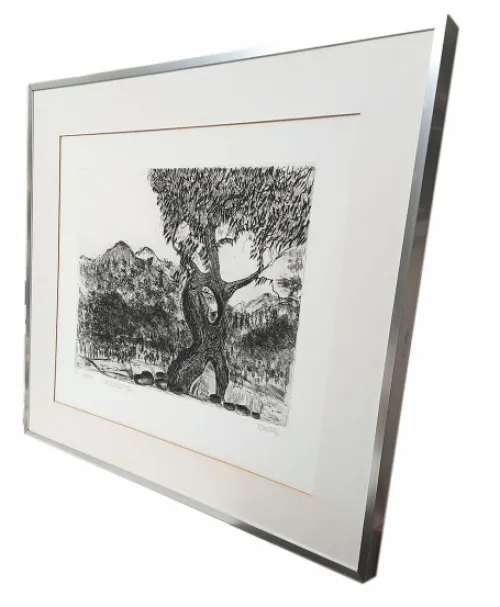 Grafisch kunstwerk van de Belgisch kunstenaar Frans Dille kopen