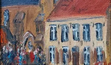 Schilderij van de Belgische kunstenaar Georges Tahon uit Veurne kopen