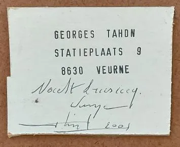 Buy a painting by the Belgian artist Georges Tahon from Veurne