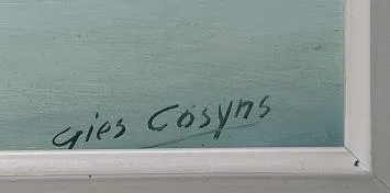 Een winterlandschap van de Belgische schilder Gies Cosyns kopen