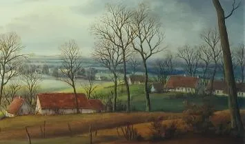 Een schilderij, een landschap van de schilder Gies Cosyns kopen