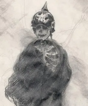 Buy a pencil drawing by the Belgian artist R. Hebbelinck