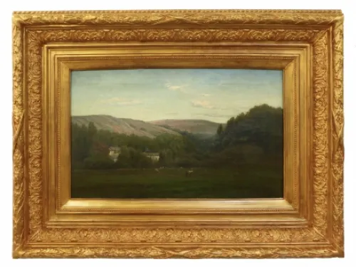 Peinture du peintre belge Joseph Van Luppen