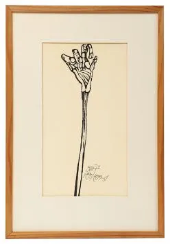 Pentekening van de Belgische kunstenaar Hugo Heyens kopen