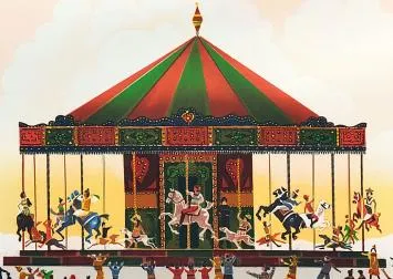 Lithograph by the French graphic artist Isabelle Baillén