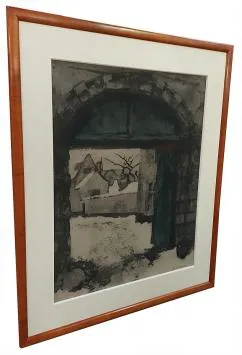 Ingang van het Lierse begijnhof door Isidore Opsomer