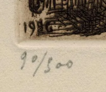 Buy etching, ex libris by the Antwerp artist Julien Célos