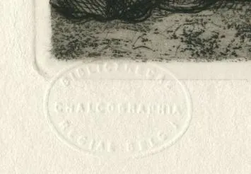 Ets van de Brusselse kunstenaar, etser Jef Codron kopen