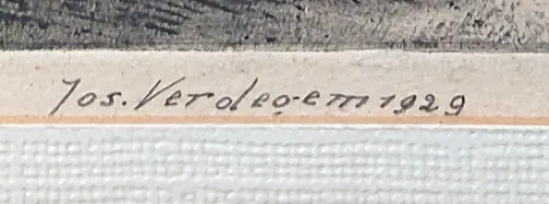 Buy an original etching by the Belgian artist Joseph Verdegem