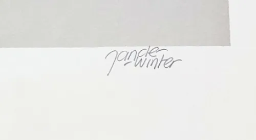 Litho, "JANA" van de Mechelse kunstenaar Jan de Winter kopen