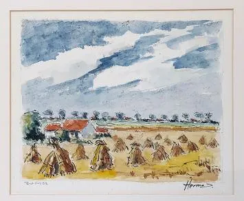 Aquarel van de Mechelse kunstschilder Jan Hermus kopen
