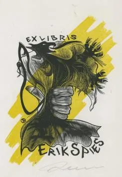 Ex libris van de Belgische kunstenaar Jan Meeus kopen