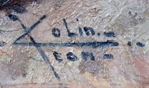 Schilderij van Belgische kunstschilderJean Colin kopen