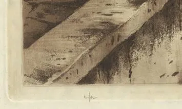 Buy an etching by the Brussels artist, etcher Jef Codron