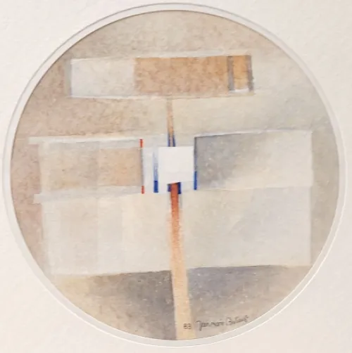 Abstract schilderij kopen van de Franse kunstenaar Jean-Marie Butaye