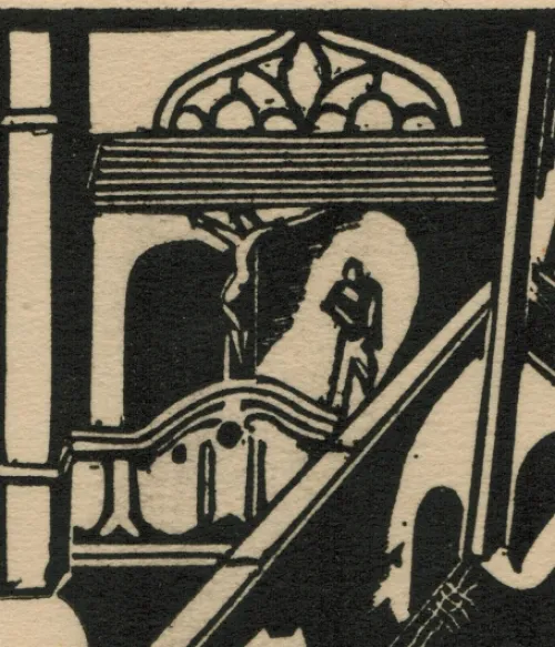 Buy woodcut by the Belgian artist Joris Minne from 1930