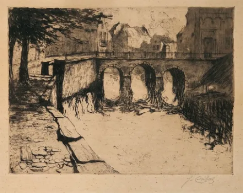 Buy an etching by the Antwerp artist Julien Célos