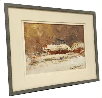 Expressionist painting by the Belgian painter Jules Keppens