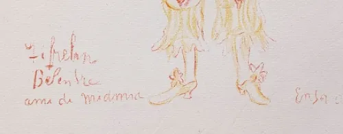 Fifrelin , litho van James Ensor kopen uit "La Gamme d'Amour",