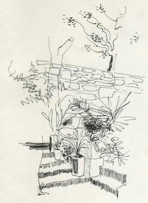Buy lithograph from 1976 by the Belgian artist Yves Duchêne