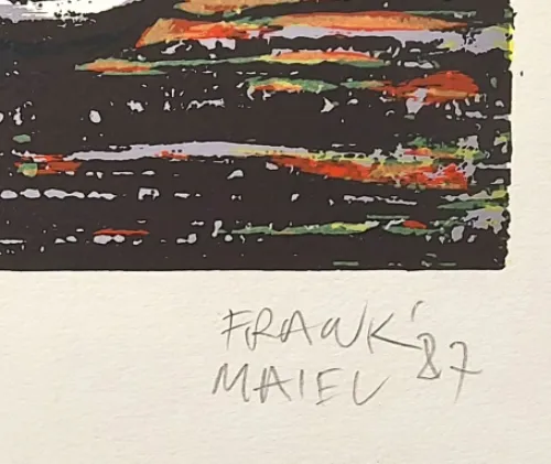 Litho van Belgische kunstenaar Frank Maieu kopen