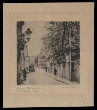 Acheter une gravure de l'artiste belge Marcel Van Cauter