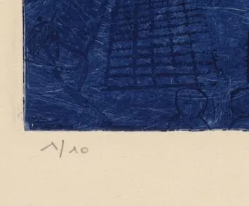 Achetez une gravure colorée de l'artiste belge Marc Vosch