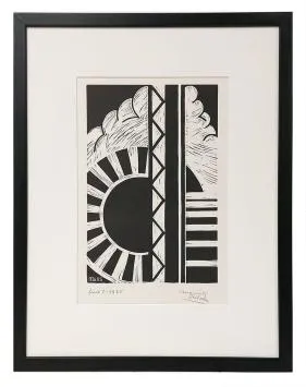 Grafisch kunstwerk van de Belgische kunstenaar Maurits Bilcke kopen