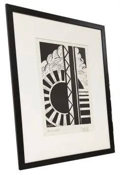 Grafisch kunstwerk van de Belgische kunstenaar Maurits Bilcke kopen