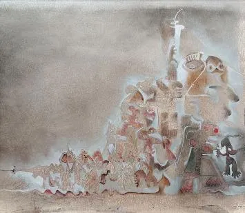 Kunstwerk van de kunstenares Monique Muylaert kopen